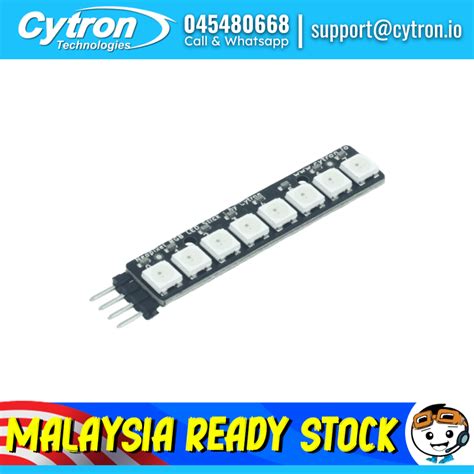 Rgb Led Stick Neopixel Compatible By Cytron Shopee Malaysia