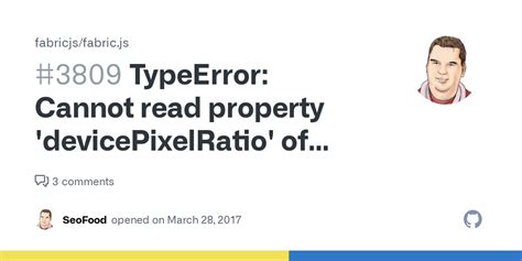 Typeerror Cannot Read Property Devicepixelratio Of Undefined On Nodejs · Issue 3809