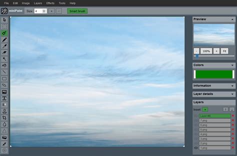 GitHub OftenUser MiniPaint Online Image Editor