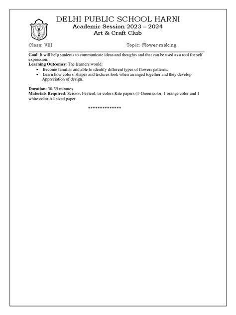 Club Activity Class 8 1 Pdf