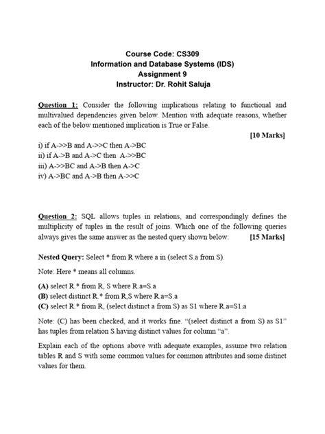 Assignment 9 Pdf