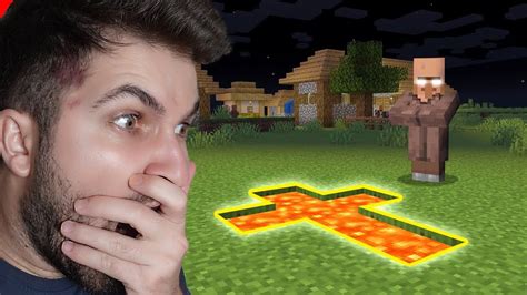 Minecraftta Ayin Yapan Gizemli Köylü Bakın Ne Yaptı Minecraft Youtube