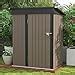 Amazon Patiowell X FT Outdoor Storage Shed Garden Tool Shed With Sloping Roof And