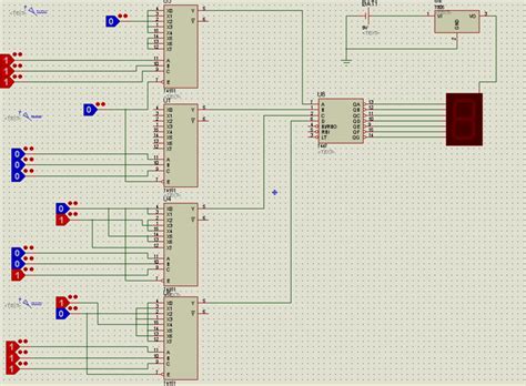 Multiplexer Uygulaması Proteus