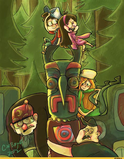 Dipper Pinesgf Персонажиgravity Fallsфэндомыmabel Pineswendy