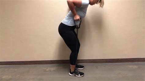 Resistance Band Bent Over Row Youtube