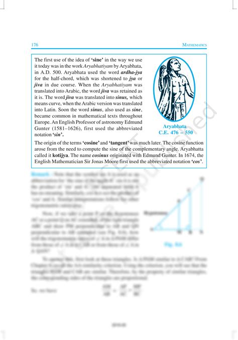 Solution Cbse Class 10 Ncert Maths Book Introduction To Trigonometry