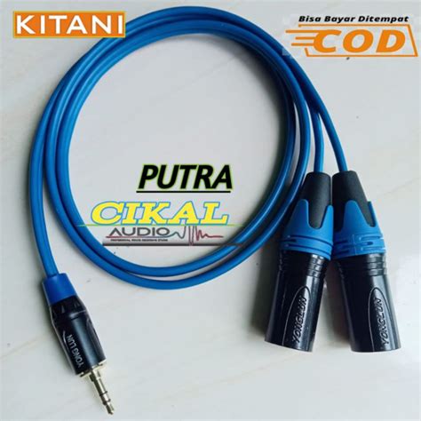Jual Kabel Konektor Audio Dari Hp Hape Laptop Ke Mixer Jack Aux3 5mm To