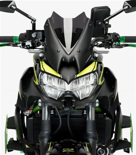Kawasaki Z650 2020 2024 Puig New Generation Sport Dark Smoked