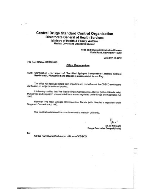 Pre Filled Syringe Pdf