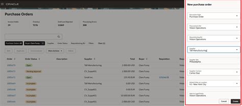Oracle ERP Updates A Procurement