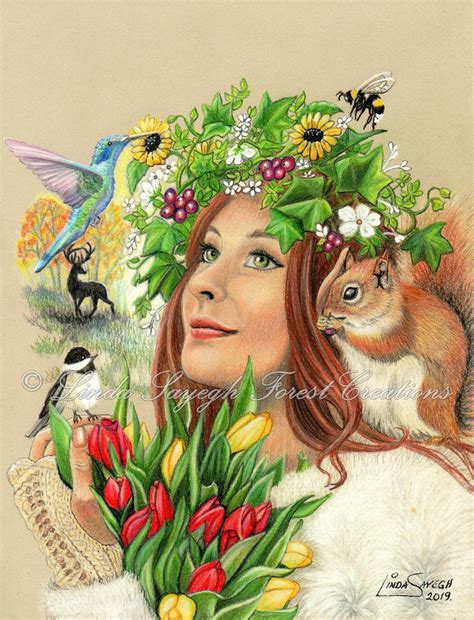 Goddess Of Nature By Artsy50 On Deviantart