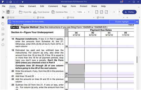 Ssurvivor Irs Form 2210 Instructions 2020
