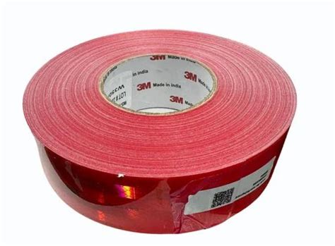 Red 3m Pvc Reflective Tape Packaging Type Roll 165 Ft At Rs 3500