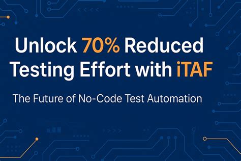 Itaf Revolutionary No Code Test Automation Solution Comprehensive Qa Platform