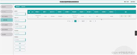 Javaphpnodejspython机场航班起降调度信息管理系统【2024年毕设】js机场航班调度 Csdn博客