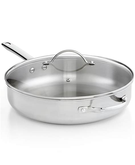 Tools Of The Trade Basics Stainless Steel 12 Covered Deep Dish Skillet