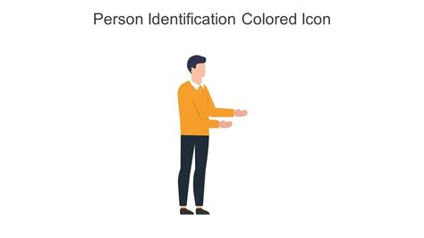 Person Identification Colored Icon In Powerpoint Pptx Png And Editable Eps Format Ppt Example