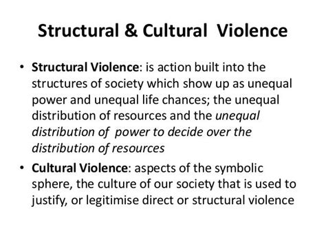 Structural Violence