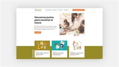 Así es la nueva web de tekman Education YouTube