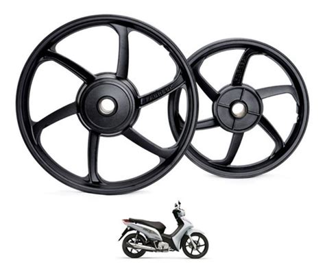 Jogo De Roda Liga Leve 6 Palitos Honda Biz 125 2014 Fabreck Febreck
