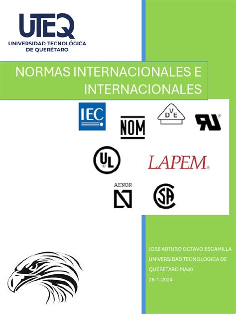 Normas Nacionales E Internacionales Pdf Organización Internacional