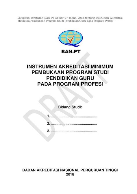 PDF INSTRUMEN AKREDITASI MINIMUM PEMBUKAAN Silemkerma Kemdikbud Go