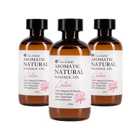 Massage Oil Lotus Saboothailand