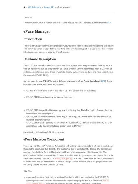 efuse manager esp32 — esp idf programming guide v5 2 5 docum pdf
