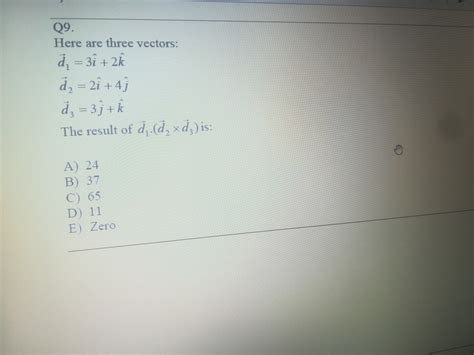Solved Q7 In The Sum A B C Vector A Has A Magnitude Of Chegg