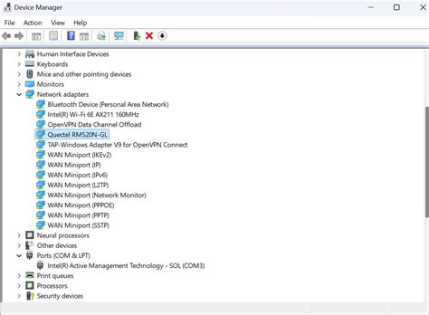 Rm N Gl How To Enable Port Windows G Module Quectel Forums