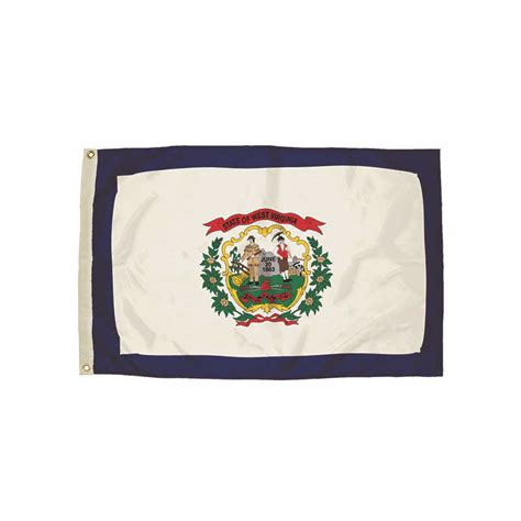 Flagzone Llc 3x5 Nylon West Virginia Flag Heading And Grommets Fz 2472051