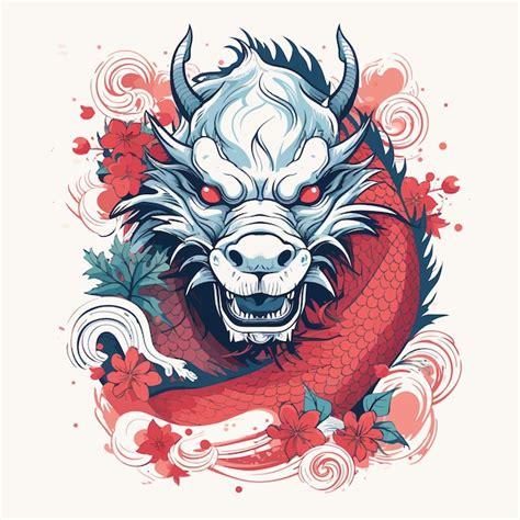 Premium Vector Dragon Seamless Pattern