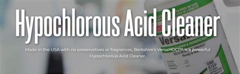 Hypochlorous Acid Cleaner Berkshire Corporation