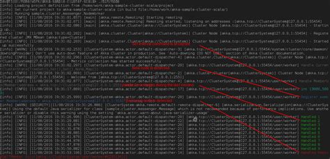 github zx80live akka sample cluster scala