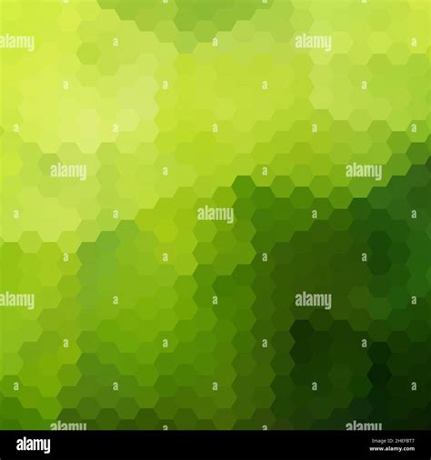 Green Hexogonal Background Modern Illustration Polygonal Style Stock