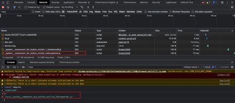 🐞 Uncaught In Promise Error Dynamic Require Of Srcsystemcomponentdivbuttononclick