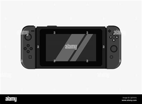 Vector Joystick Game Controller Gamepad Vector Illustration Video Game Stick Illustration