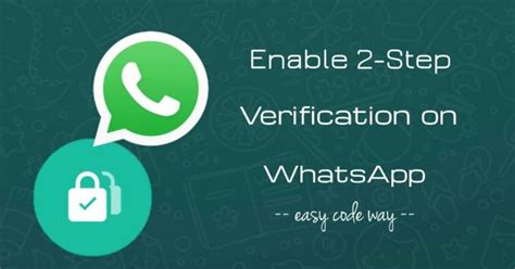 How To Setup Two Step Verification On Whatsapp