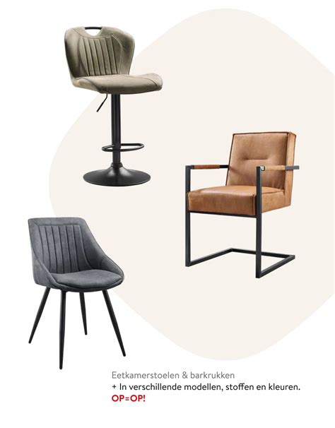 Eetkamerstoelen Barkrukken Aanbieding Bij Profijt Meubel
