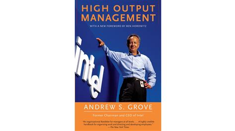 Book Notes High Output Management By Andy Grove Parveen Kaler