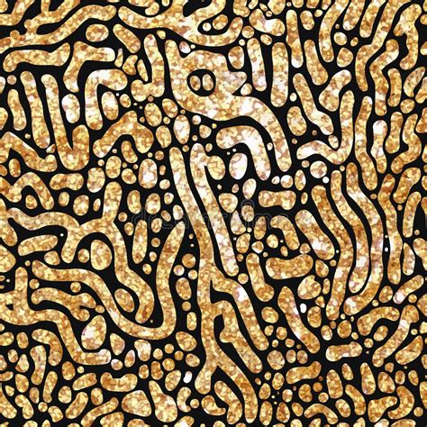 Seamless Geometric Abstract Backgroundgold Triangles Stock Vector Illustration Of Abstract