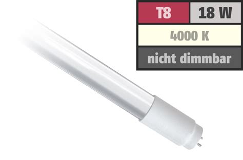 LED Röhre T8 G13 18W 1 700 lm 150 120cm neutralweiß