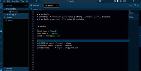 variable variables a container for a value string integer float