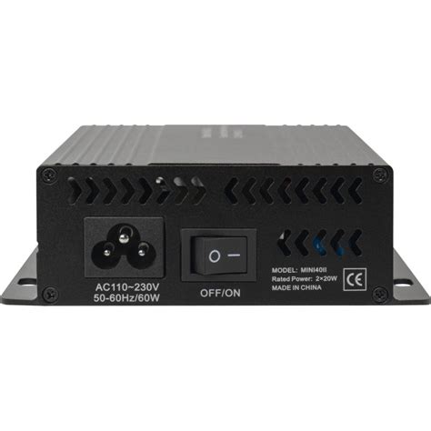 MINI II X WATT RMS BLUETOOTH STEREO AMPLIFIER