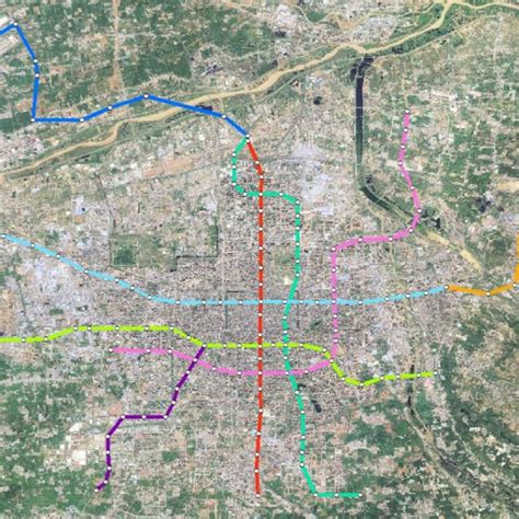 The Station Spatial Distribution Of Xian Rail Transit Systems Download Scientific Diagram