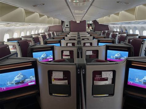 Review Qatar Airways Business Class Boeing 787 9 One Mile At A Time