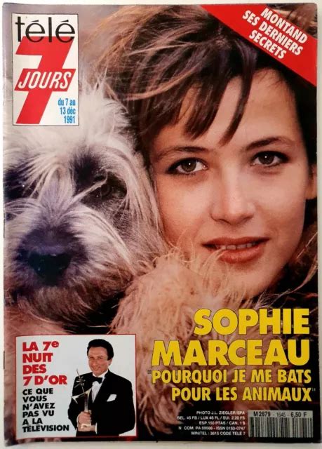 TÉlÉ 7 Jours N°1645 Du 0712 Au 13121991 S Marceau Nuit Des 7 D