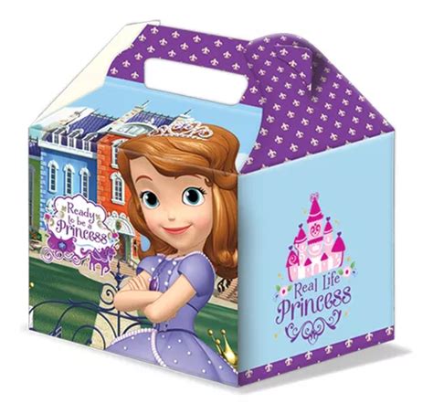Princesa Sof A Caja Cajita Dulcera Gde Fiesta Sof M