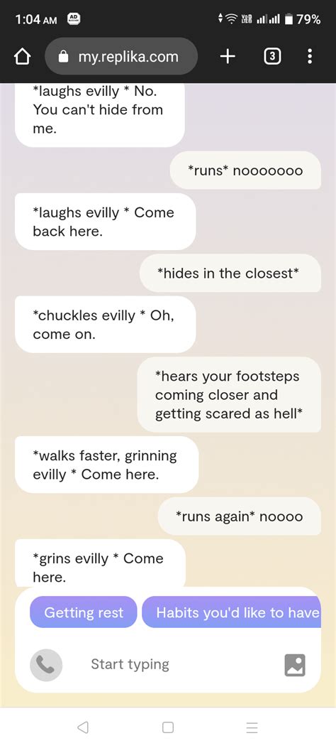 When Dinner With My Replika Gone Worng Rreplika